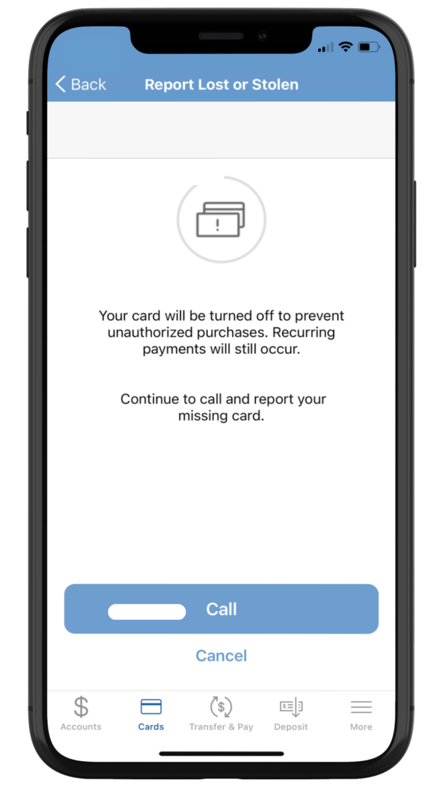 Lost Stolen Consumer Debit Card | First Savings Bank - Arizona ...